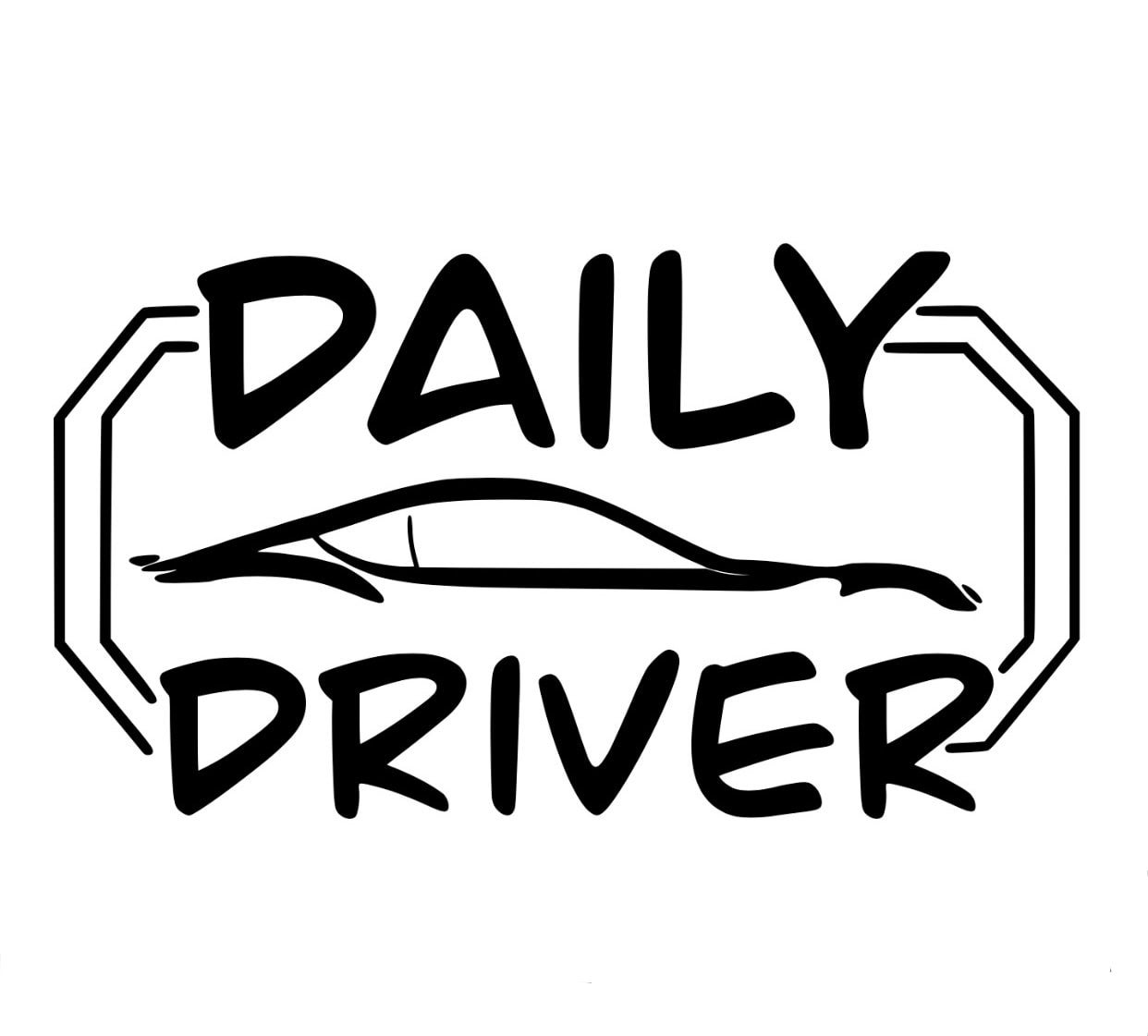 Daily Driven Sticker Font